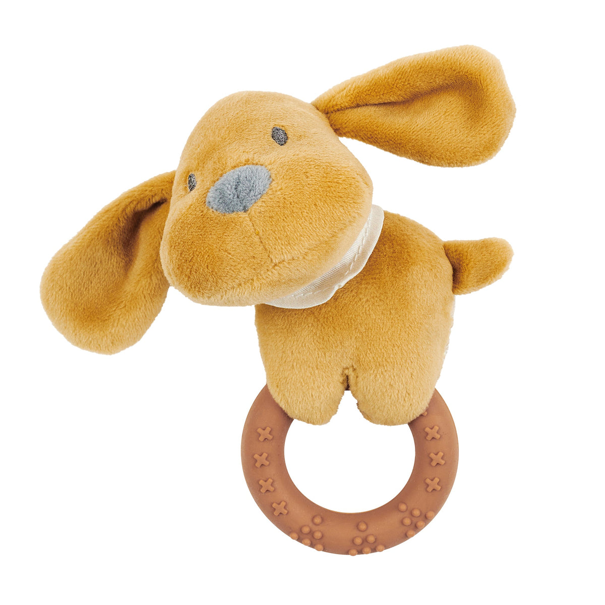 Nattou Teether Dog Charlie Caramel
